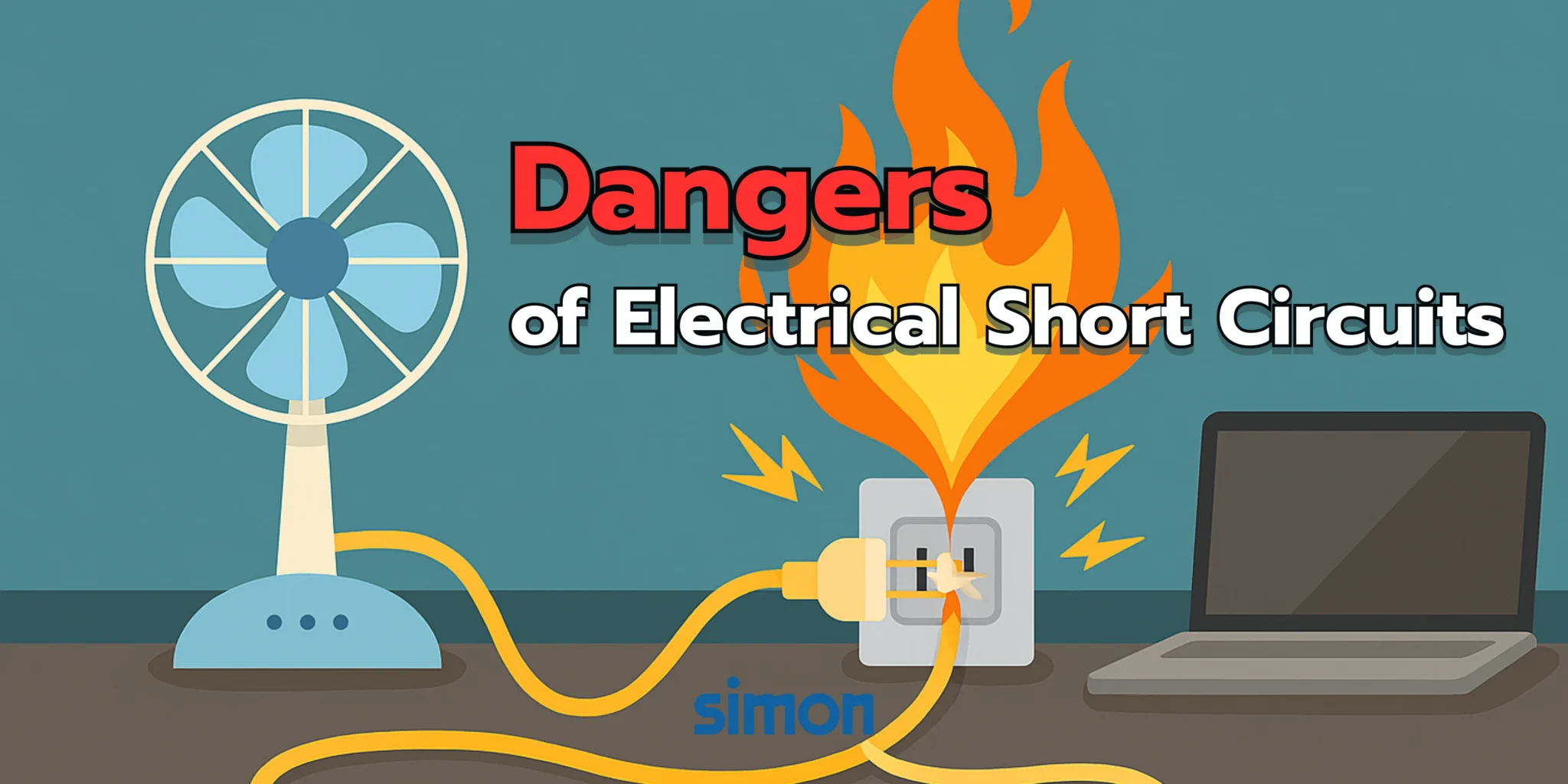 Dangers of Electrical Short Circuits - Simon Switch Thailand
